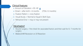 Non- Accommodative Convergent Squint | PPTX