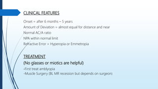 Non- Accommodative Convergent Squint | PPTX