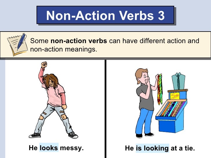 Non Action Verbs non-action-verbs