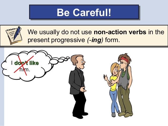 Non-action verbs