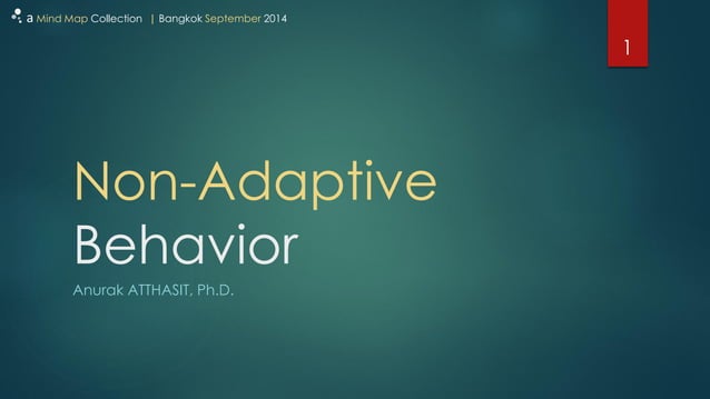 Non Adaptive Behavior | PPT