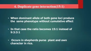 Non additive gene action | PPTX
