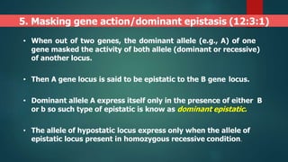 Non additive gene action | PPTX