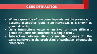 Non additive gene action | PPTX