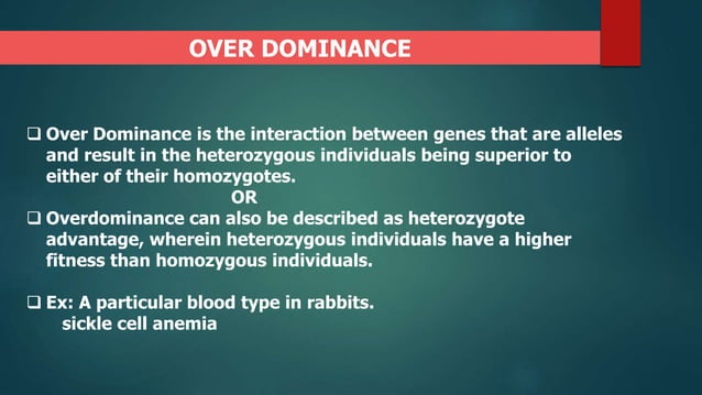 Non additive gene action | PPTX