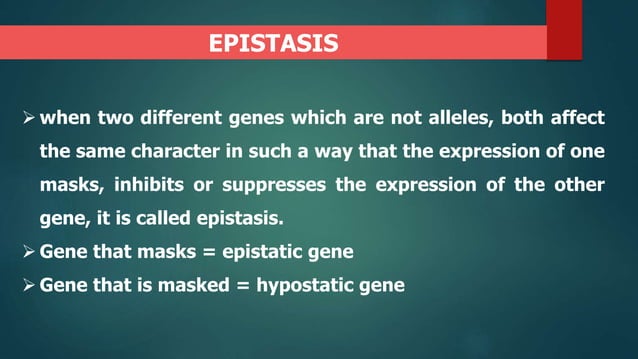 Non additive gene action | PPTX