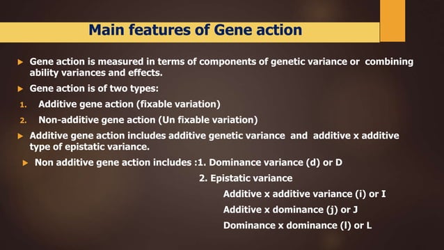 Non additiv final | PPTX | Genetics | Science