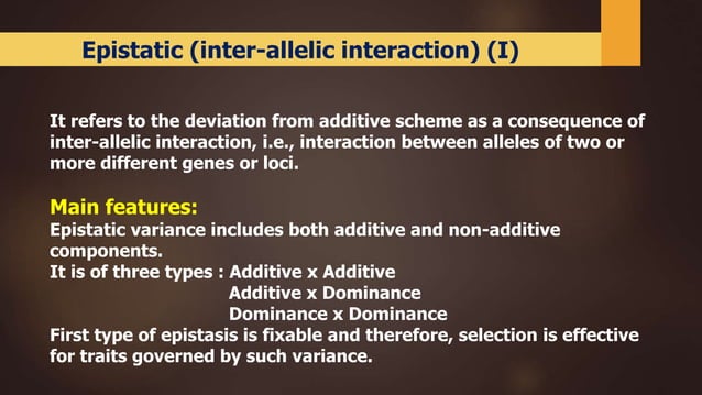 Non additiv final | PPTX | Genetics | Science