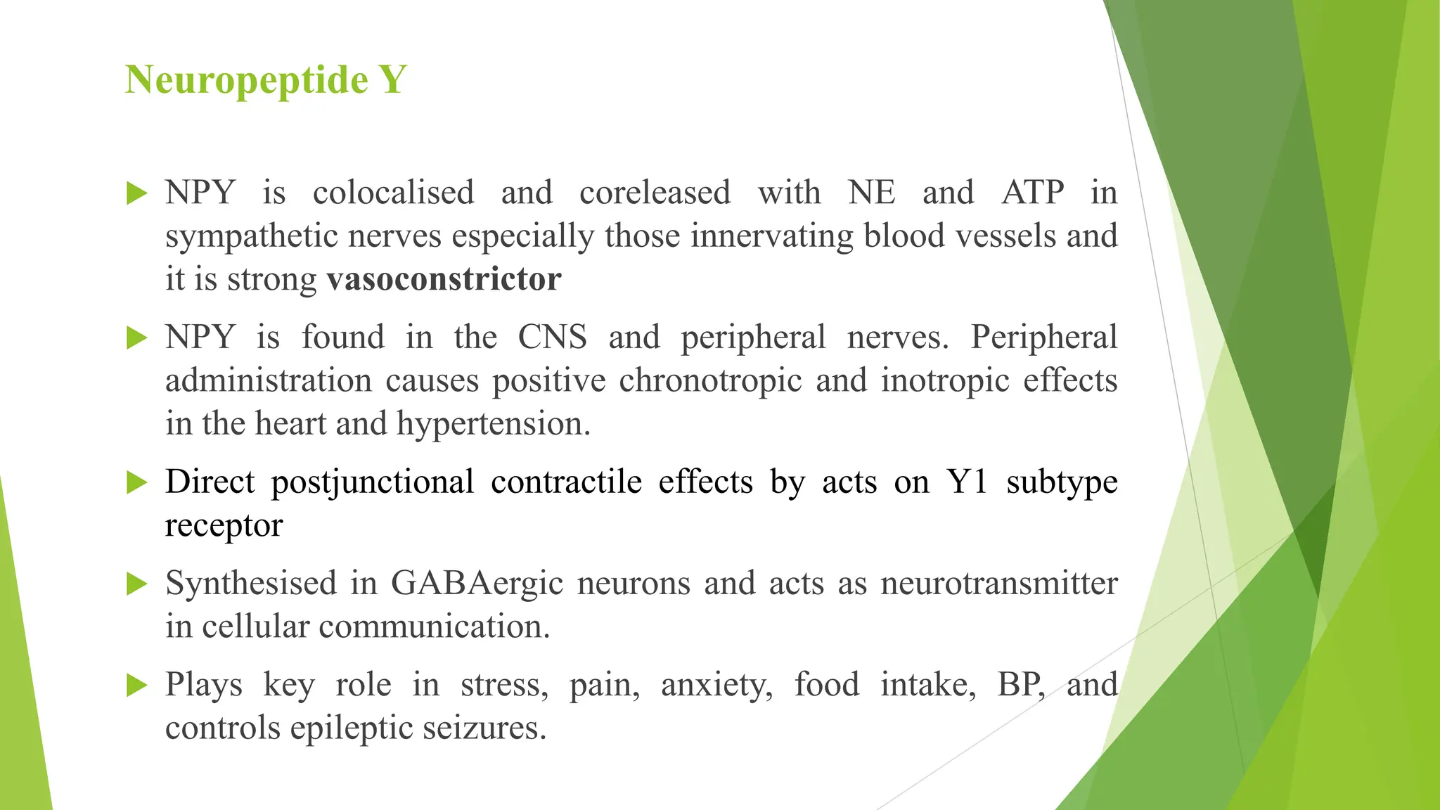 NON ADRENERGIC NON CHOLINERGIC TRANSMISSION.pptx | Brain and Nervous ...