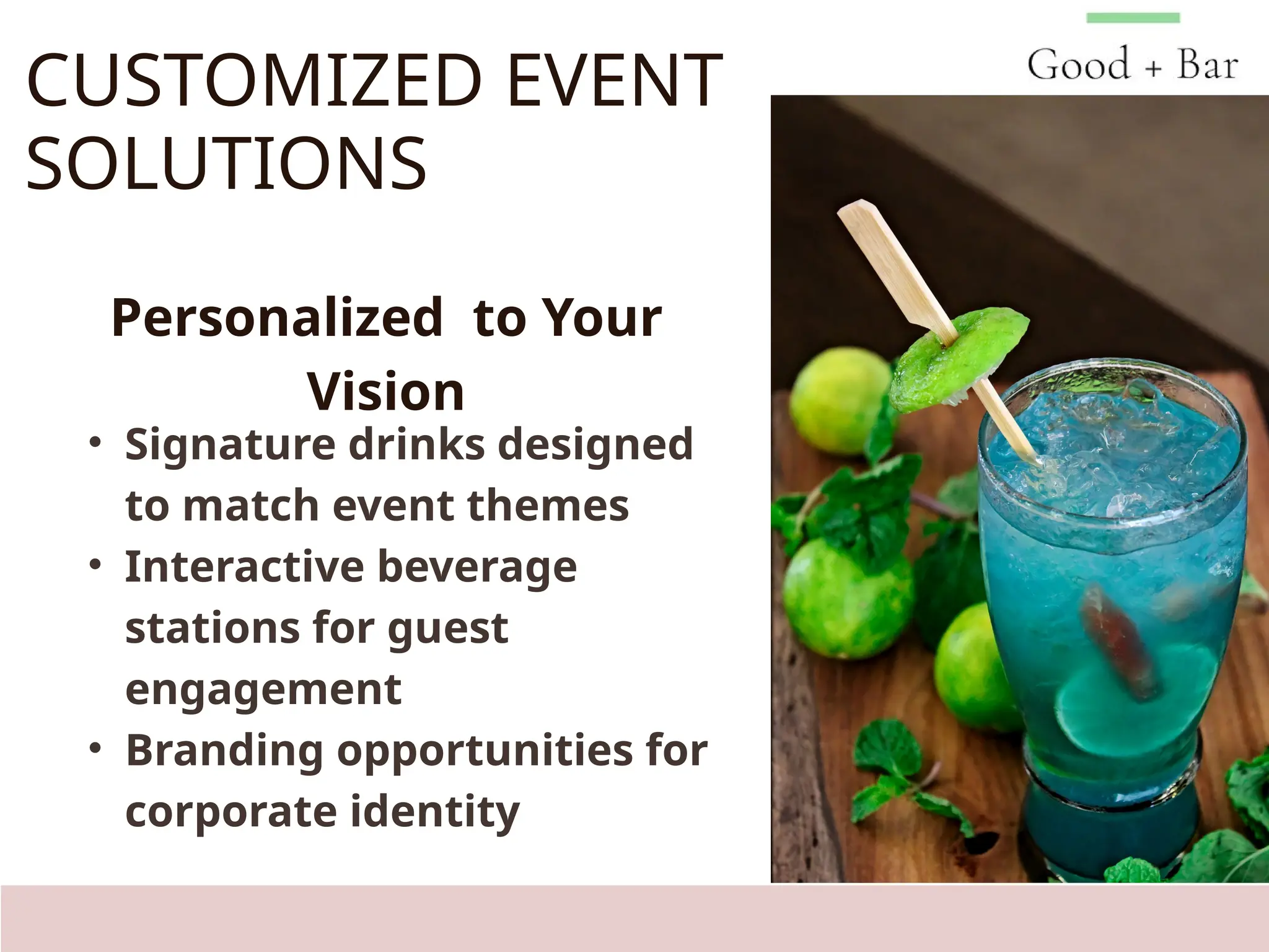 Non Alcoholic Beverage Catering services in California goodbar.pptx