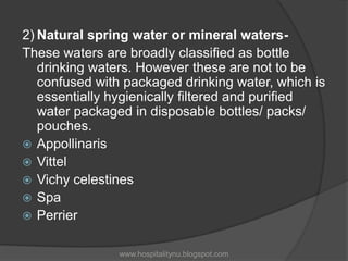 Non alcoholic beverages | PPTX