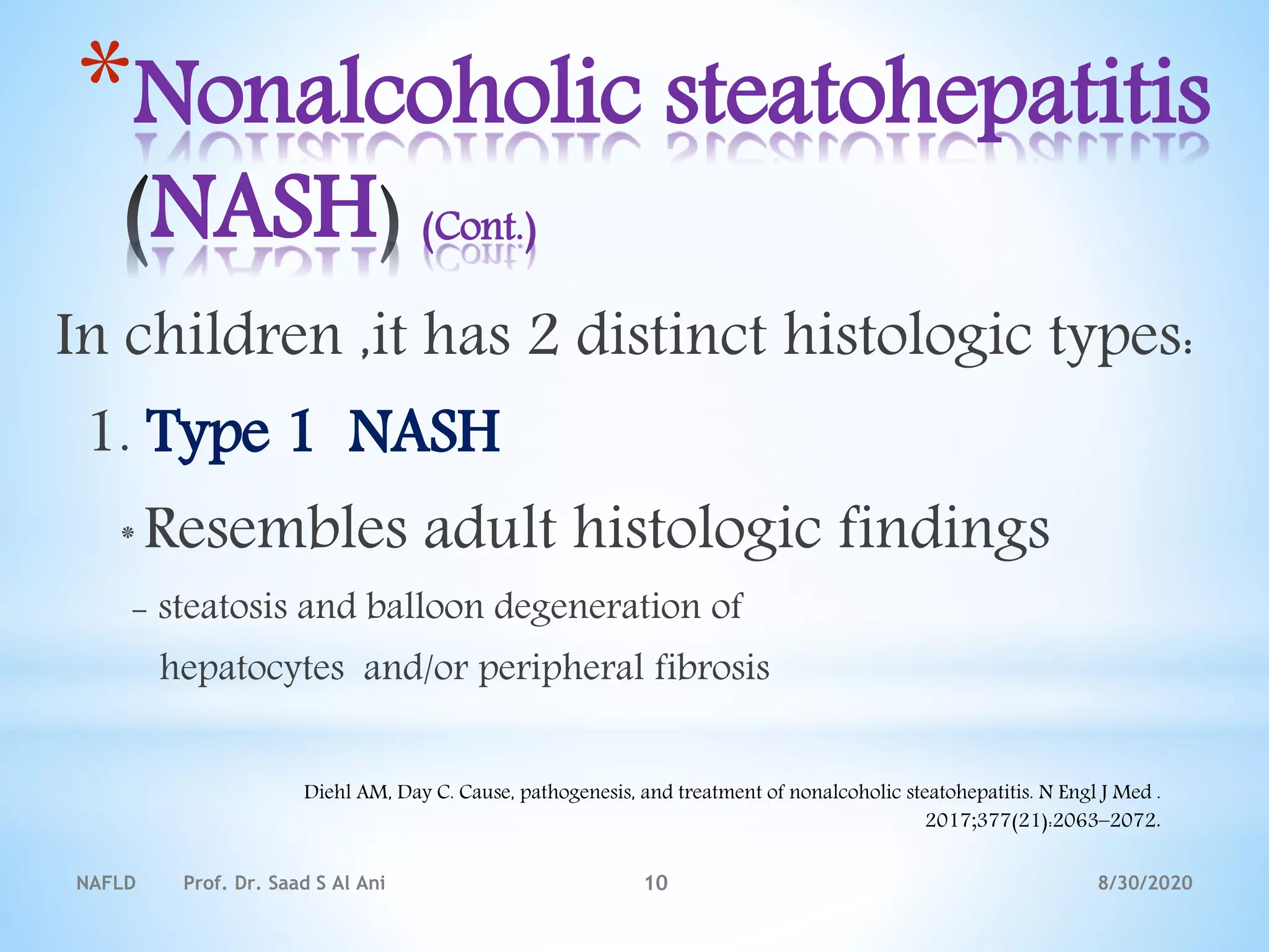 Nonalcoholic fatty liver disease NAFLD in children | PPTX