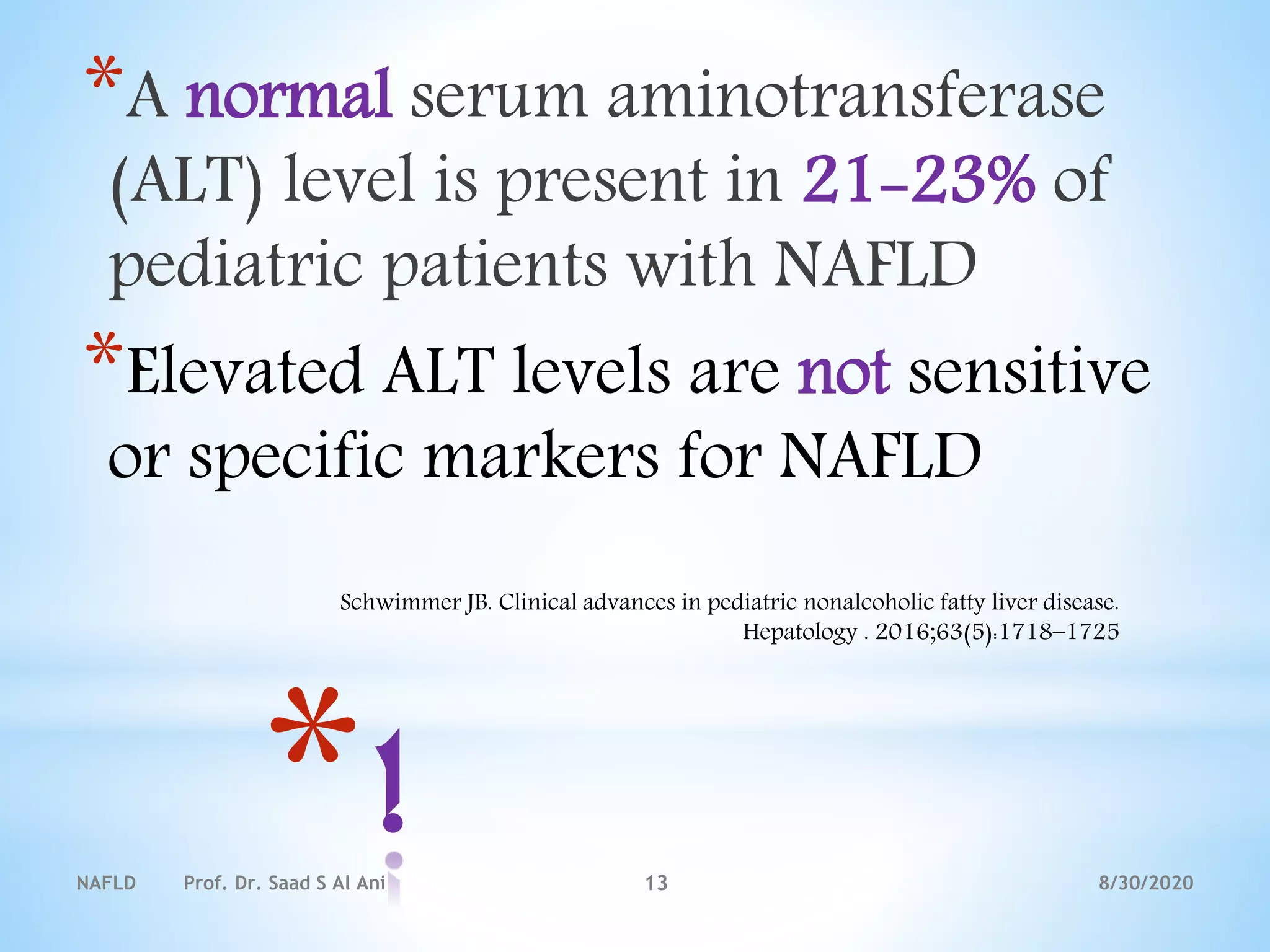 Nonalcoholic fatty liver disease NAFLD in children | PPTX