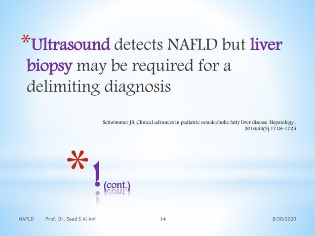 Nonalcoholic fatty liver disease NAFLD in children | PPT