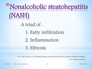 Nonalcoholic fatty liver disease NAFLD in children | PPTX