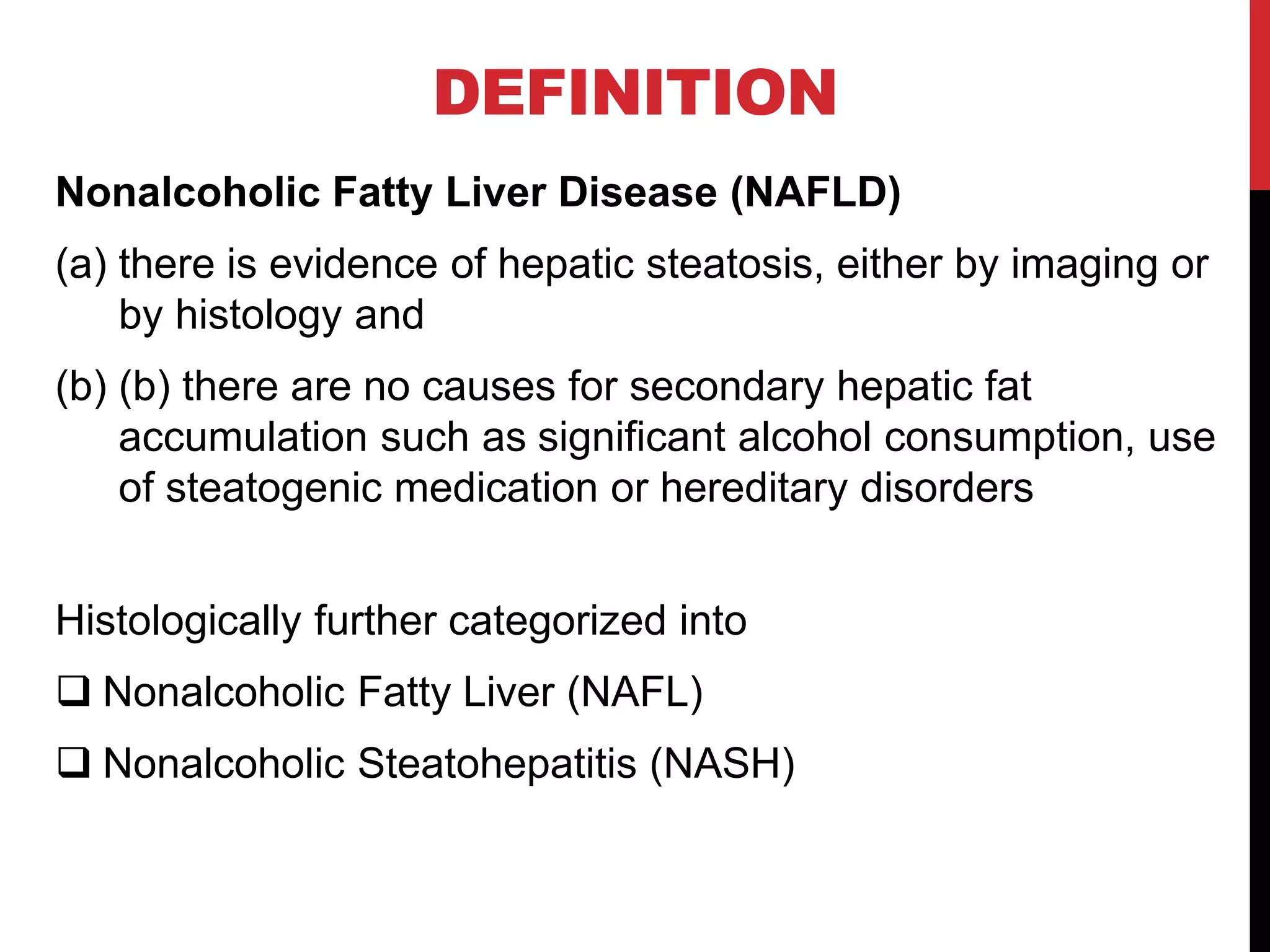 Non-Alcoholic Fatty Liver Disease (NAFLD) | PPTX