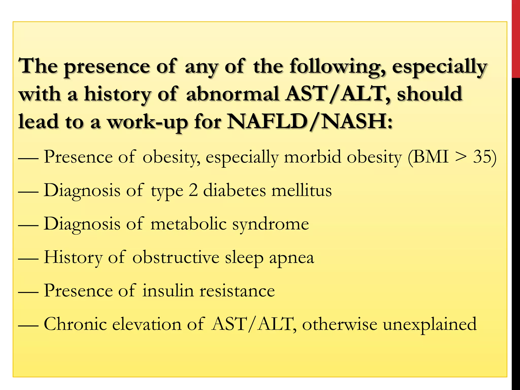 Non Alcoholic Fatty Liver Disease Nafld Ppt