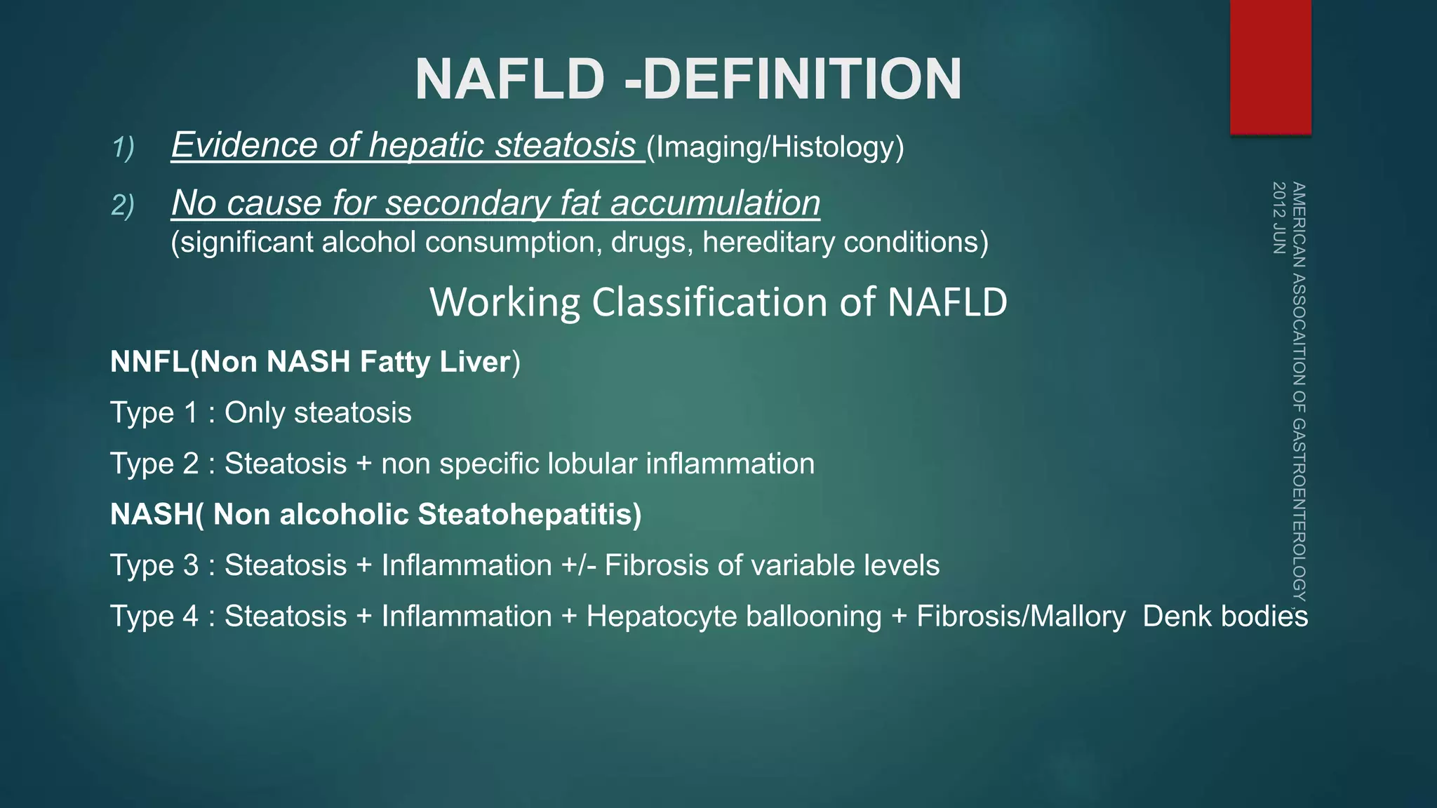 Non alcoholic fatty liver disease(NAFLD) | PPTX