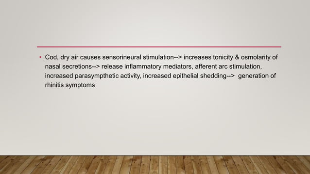 Non Allergic Rhinitis | PPTX | Ear, Nose and Throat Conditions ...