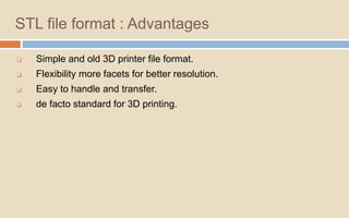 Additive manufacturing file formats or 3D file formats | PPT