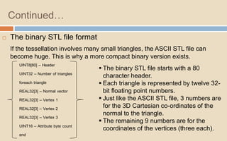 Additive manufacturing file formats or 3D file formats | PPT