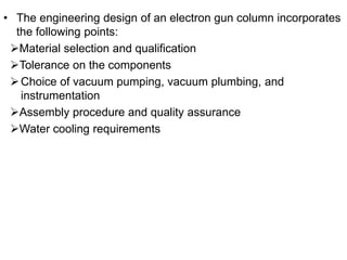 Electron beams for macro and microwelding applications | PPTX