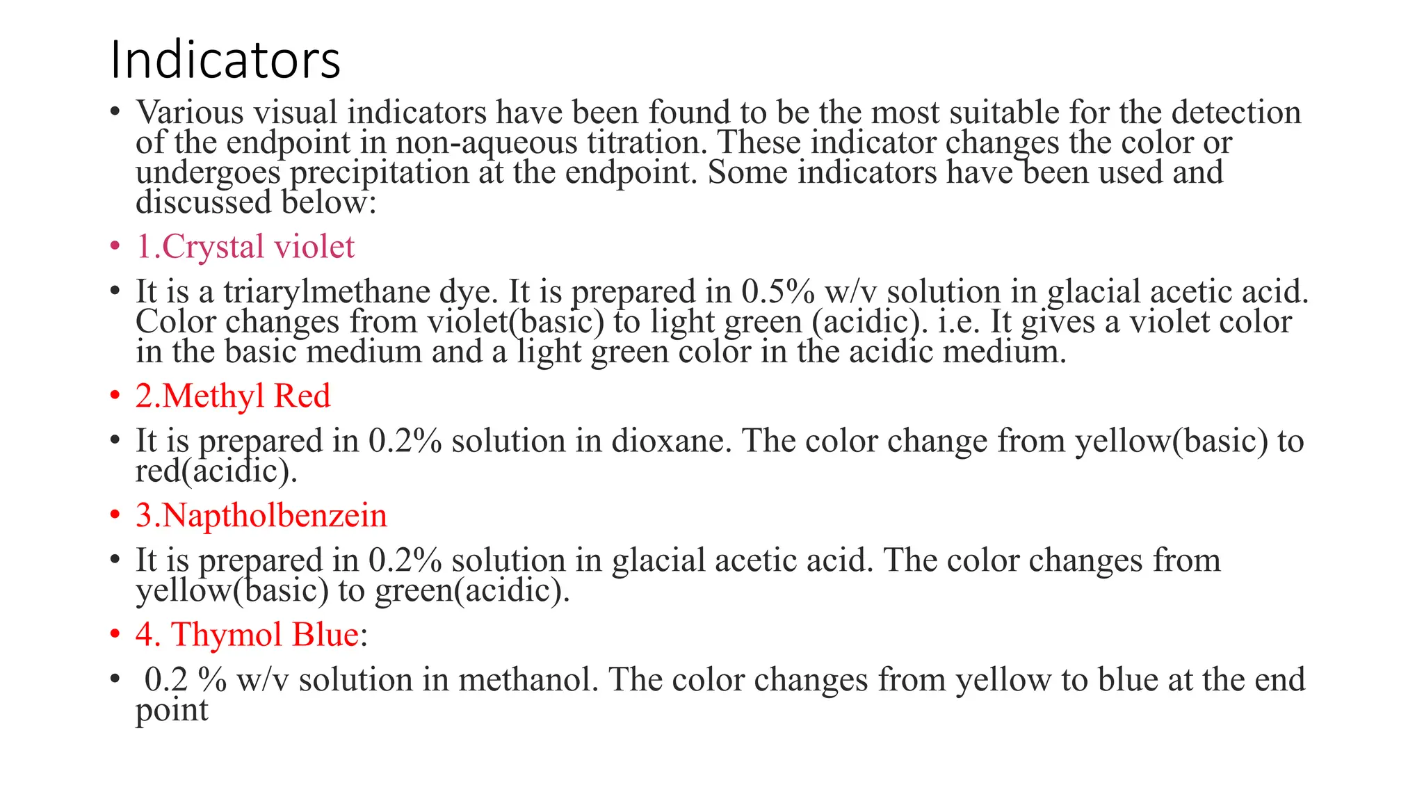 Non Aqueous titration: Definition, Principle and Application | PPTX