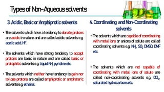 Non Aq solvents.pptx | Chemistry | Science