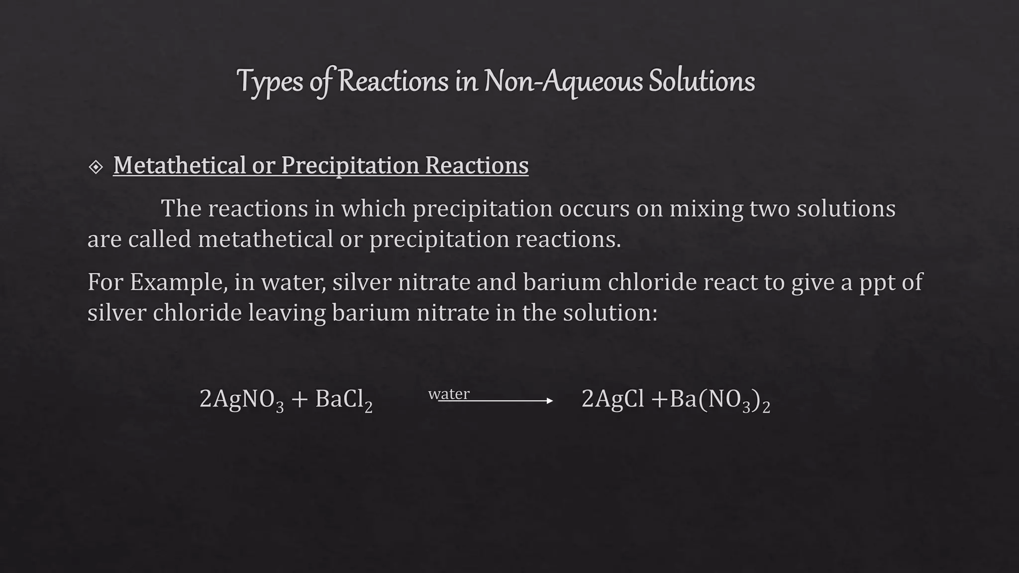 Non aqueous solvents | PPTX