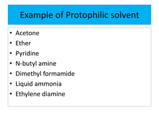 Non aqueous titration | PPTX