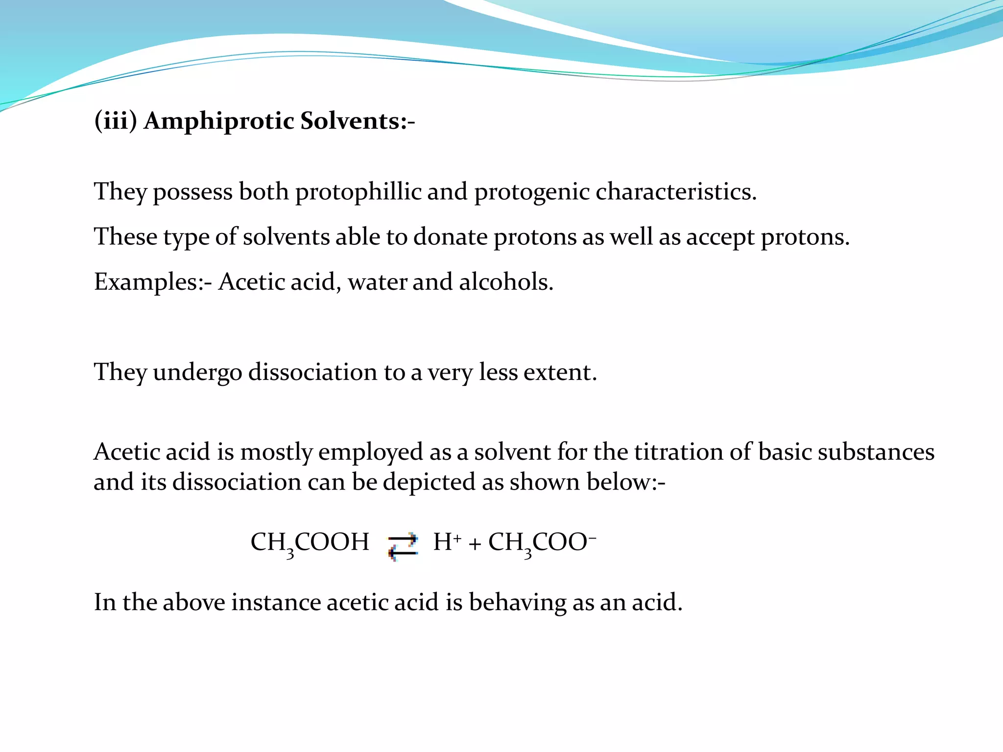 Non aqueous titration | PPTX