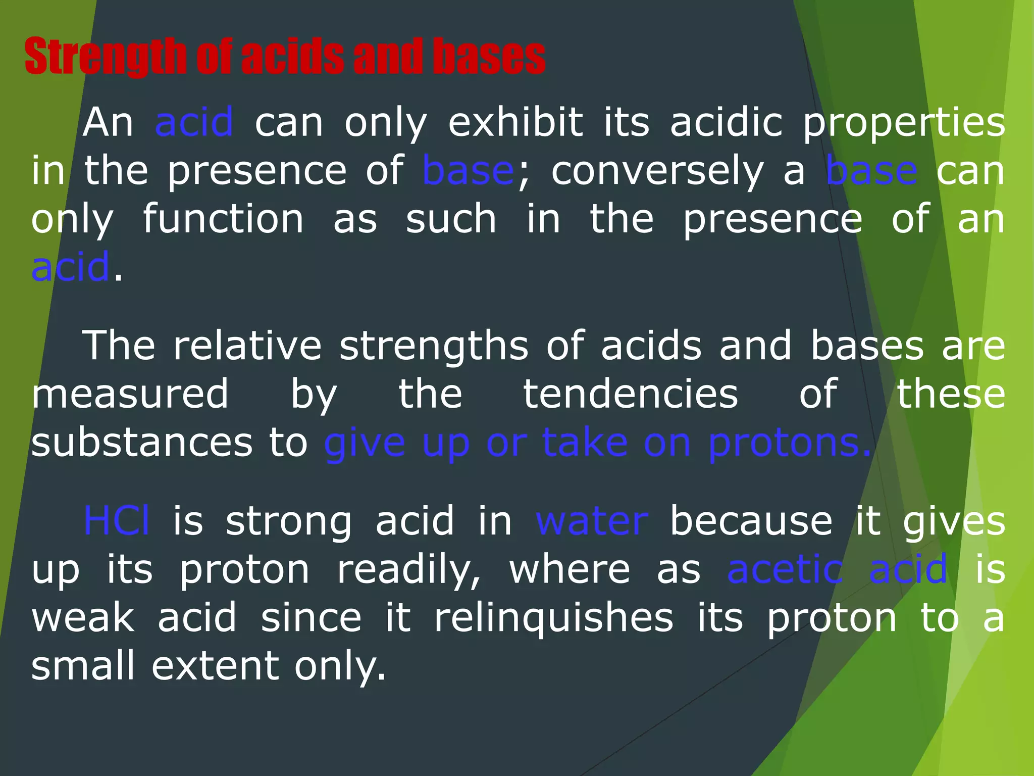 Non aqueous titration- Pharmaceutical Analysis | PPT