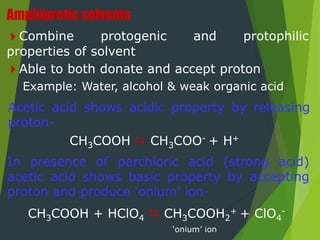 Non aqueous titration- Pharmaceutical Analysis | PPT