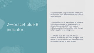 Non aqueous titration | PPTX