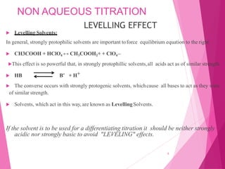 NON AQUEOUS TITRATION.pptx