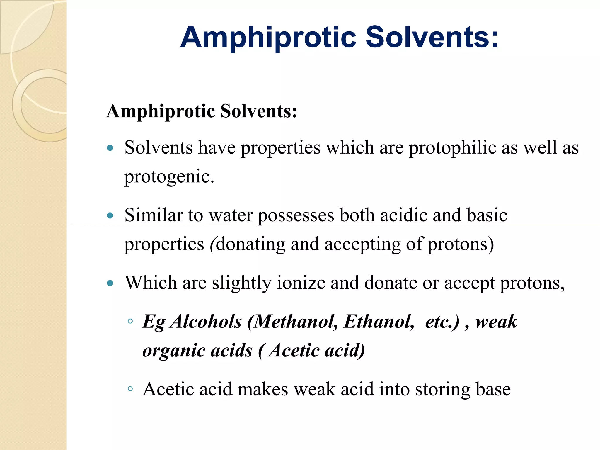 Non Aqueous Titration- by Dr. A. Amsavel | PDF