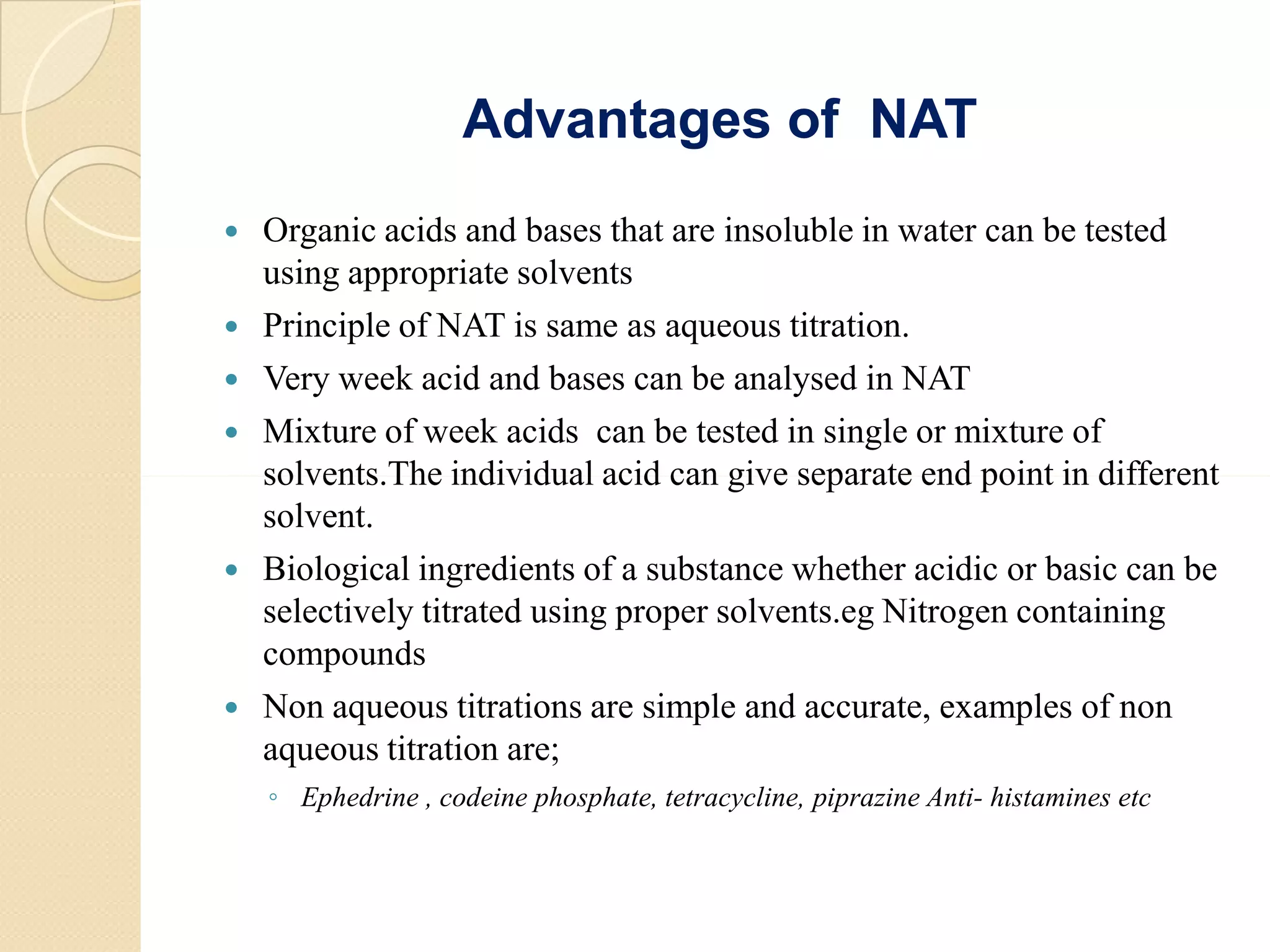 Non Aqueous Titration- by Dr. A. Amsavel | PDF