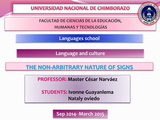 Non arbitrary nature of signs | PPT