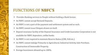 Non banking financial institutions(NBFI) | PPTX