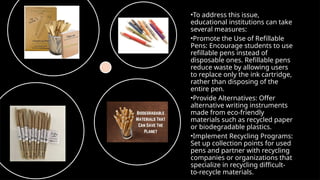 Non biodegradable waste we produce with stationery items.pptx