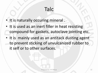 Non Black Filler In Rubber Product | PPTX