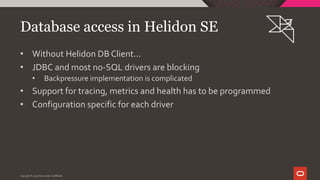 Nonblocking Database Access in Helidon SE | PPT