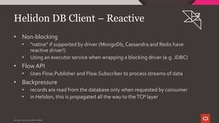 Nonblocking Database Access in Helidon SE | PPT