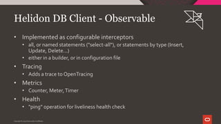Nonblocking Database Access in Helidon SE | PPT