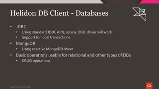 Nonblocking Database Access in Helidon SE | PPT