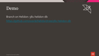 Nonblocking Database Access in Helidon SE | PPT