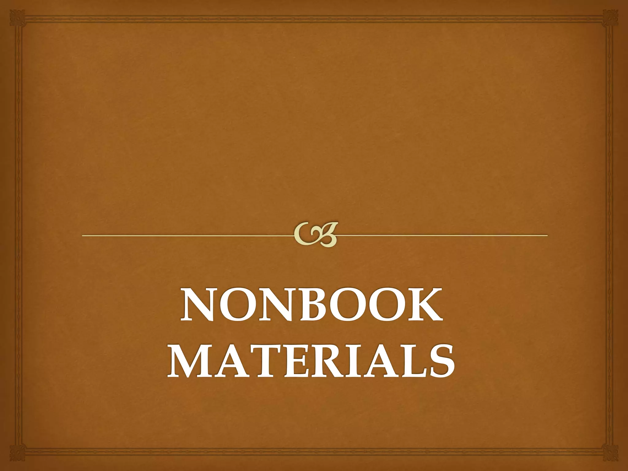 Nonbook Materials Guide | PPT