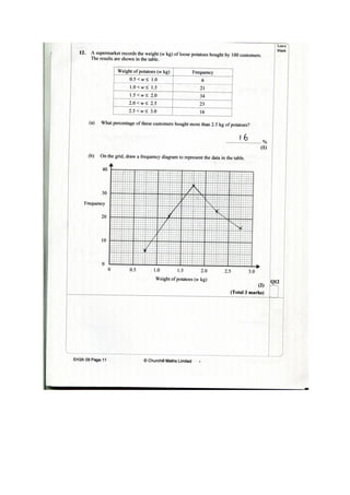 Non calculator paper 3 a model solution | PDF | Fitness and Exercise ...