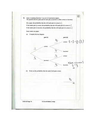Non calculator paper 3 a model solution | PDF | Fitness and Exercise ...