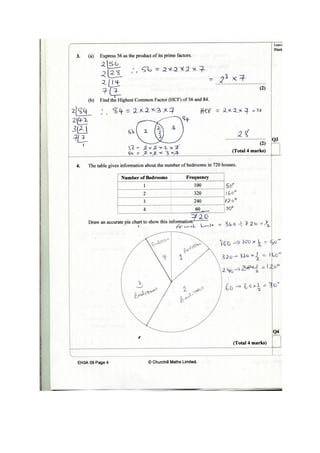 Non calculator paper 3 a model solution | PDF | Fitness and Exercise ...